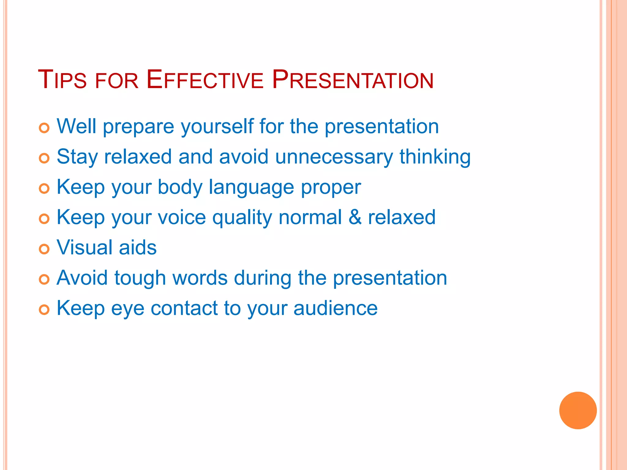 Presentation skills | PPTX