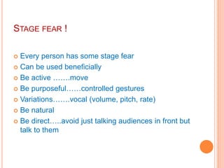 Presentation skills | PPTX