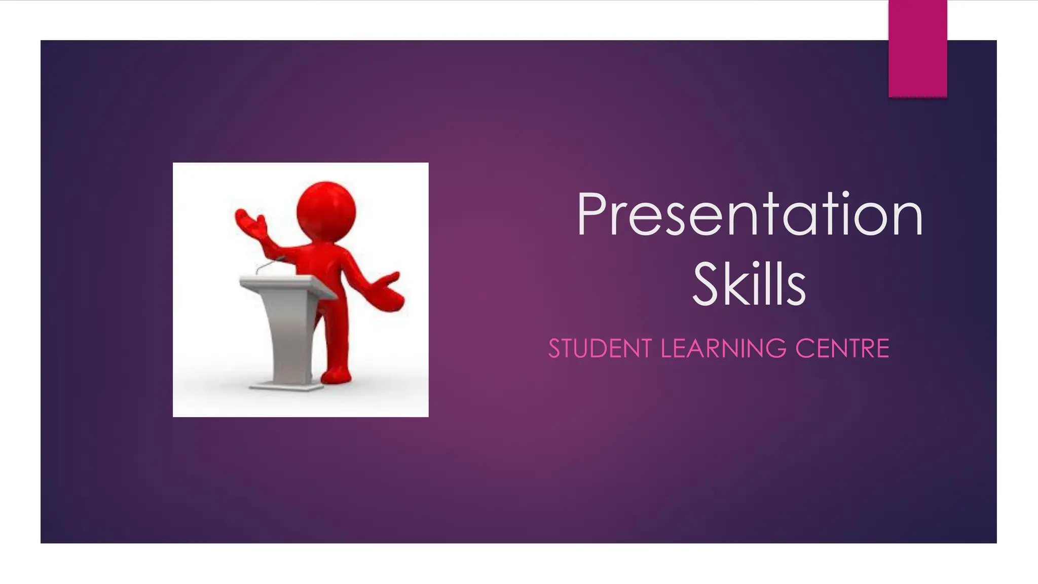Presentation skills for learning students pdf | PDF