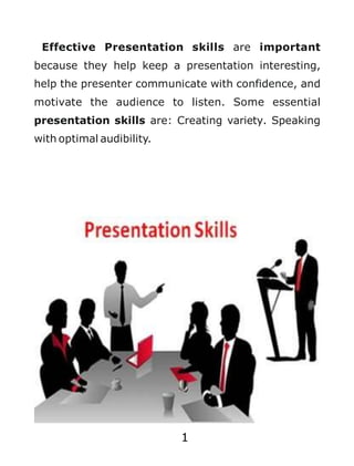 Presentation Skills and Public Speaking PPT | PPTX