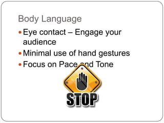 Presentation skills body language | PPTX