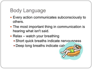 Presentation skills body language | PPTX