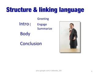 Presentation skills format | PPT | Resume Writing and Advice | Job Search