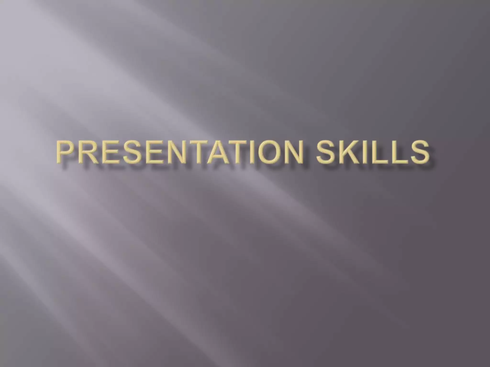 Presentation skills 111 | PPT | Free Download