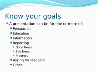 Presentation skills for Graduation projects | PDF