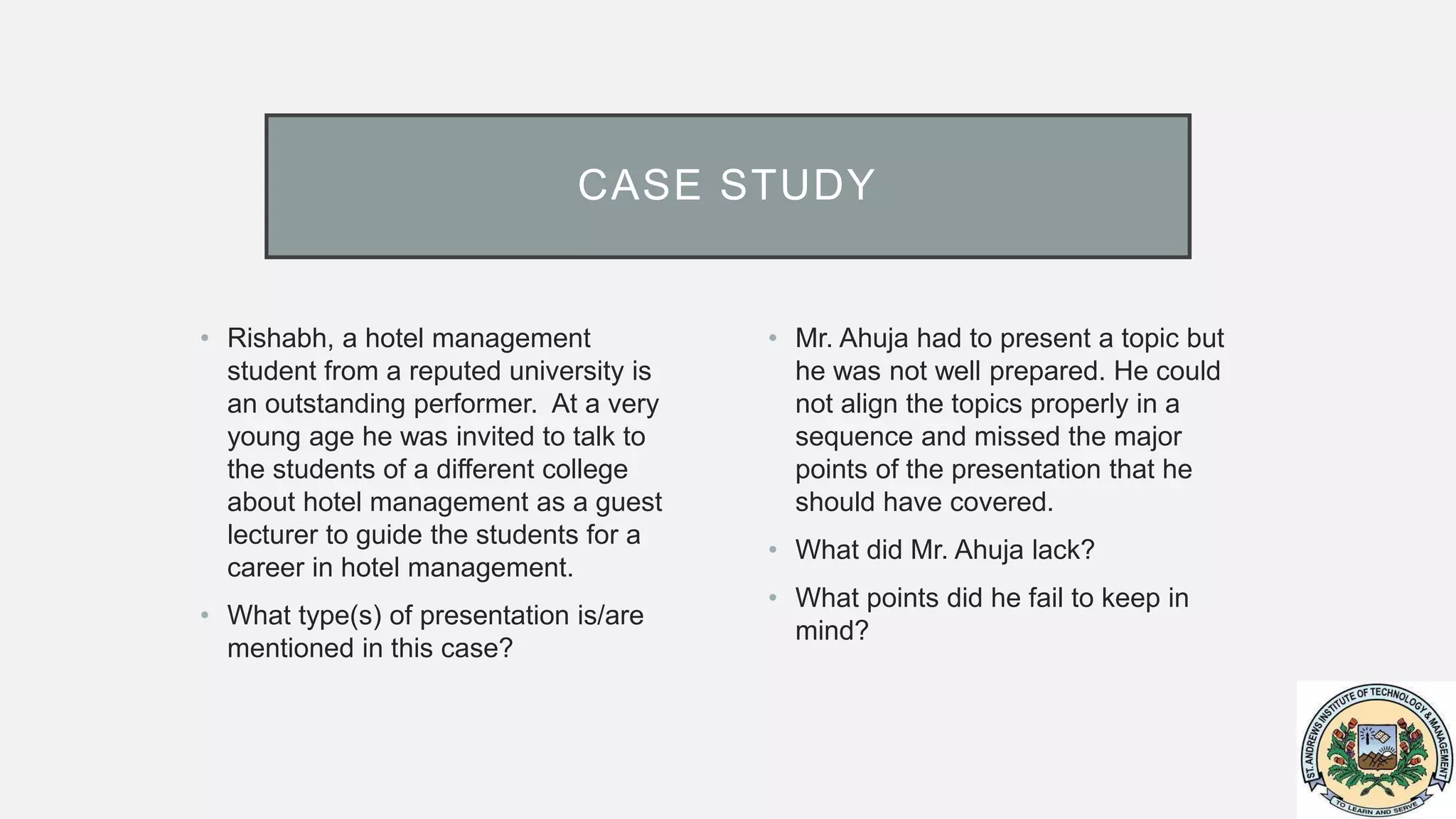 Presentation Skills and Personality Development | PPTX