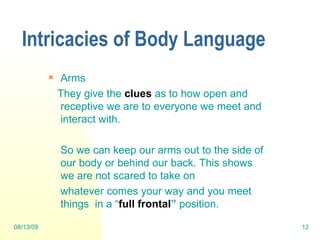 Presentation Skills Body Language | PPT