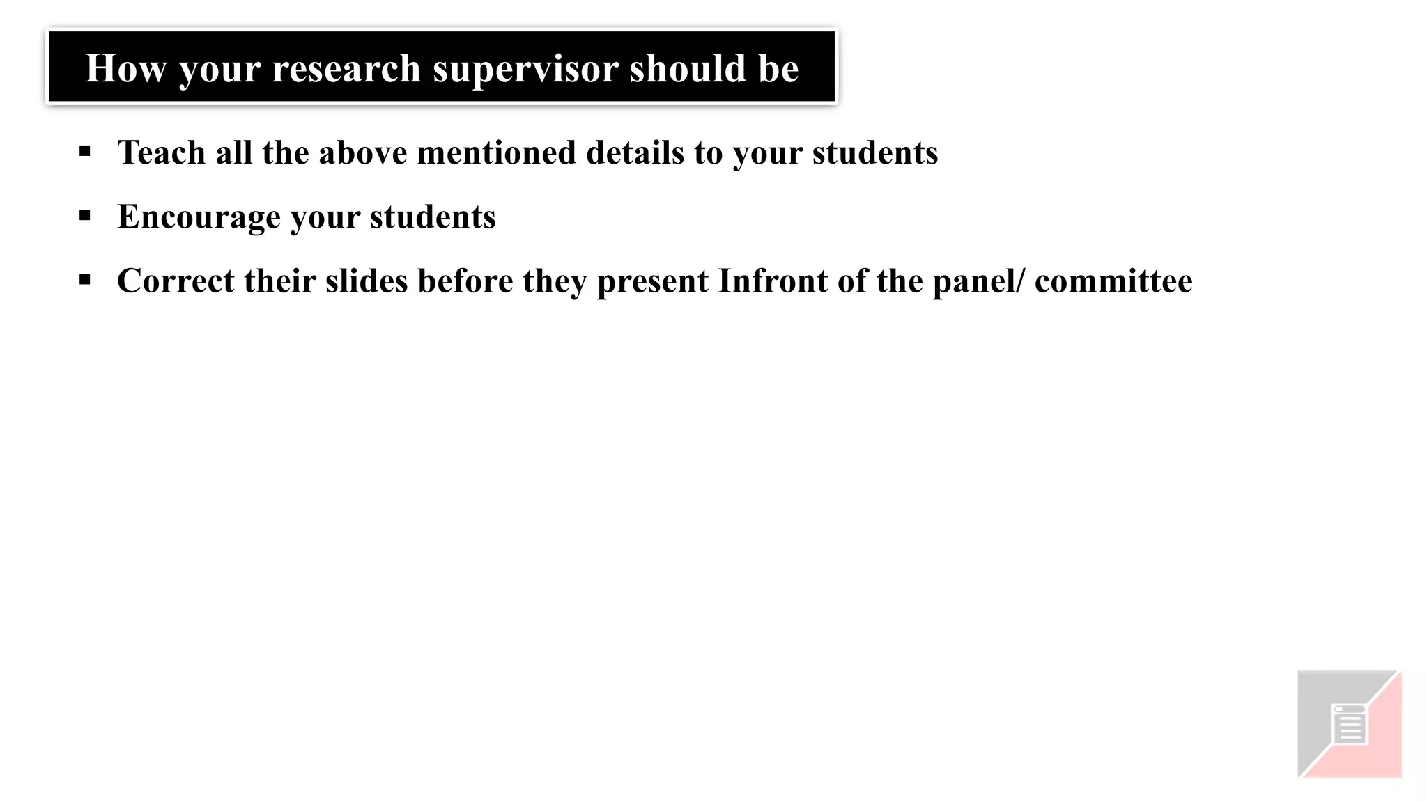 Presentation skills for researchers | PDF