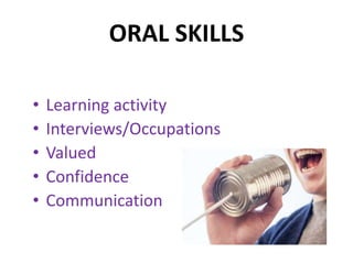 Presentation skills for HPQ Level 2 | PPTX