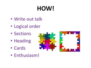 Presentation skills for HPQ Level 2 | PPTX