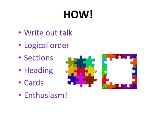 Presentation skills for HPQ Level 2 | PPTX