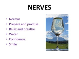 Presentation skills for HPQ Level 2 | PPTX