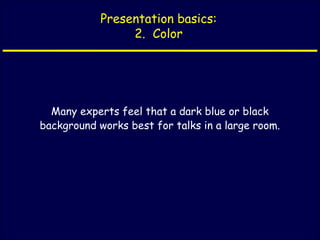 Presentation skills in english | PDF
