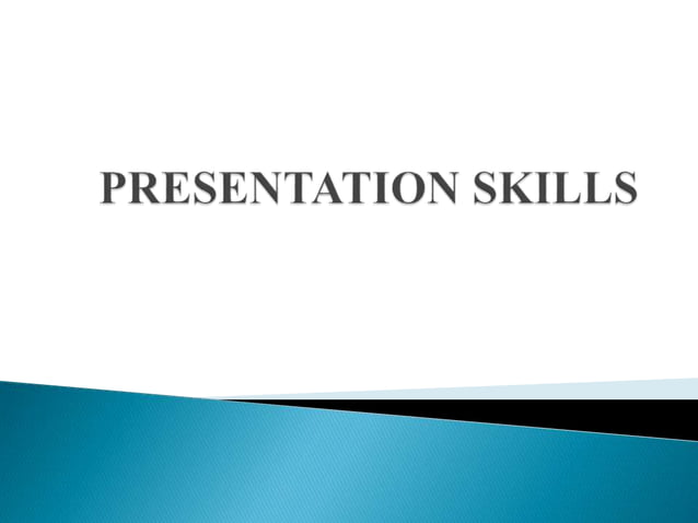 PRESENTATION SKILLS ppt.pptx | Resume Writing and Advice | Job Search