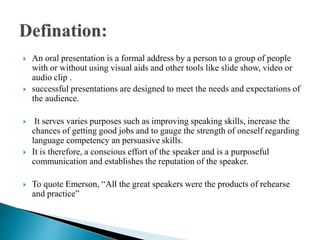 PRESENTATION SKILLS ppt.pptx | Resume Writing and Advice | Job Search
