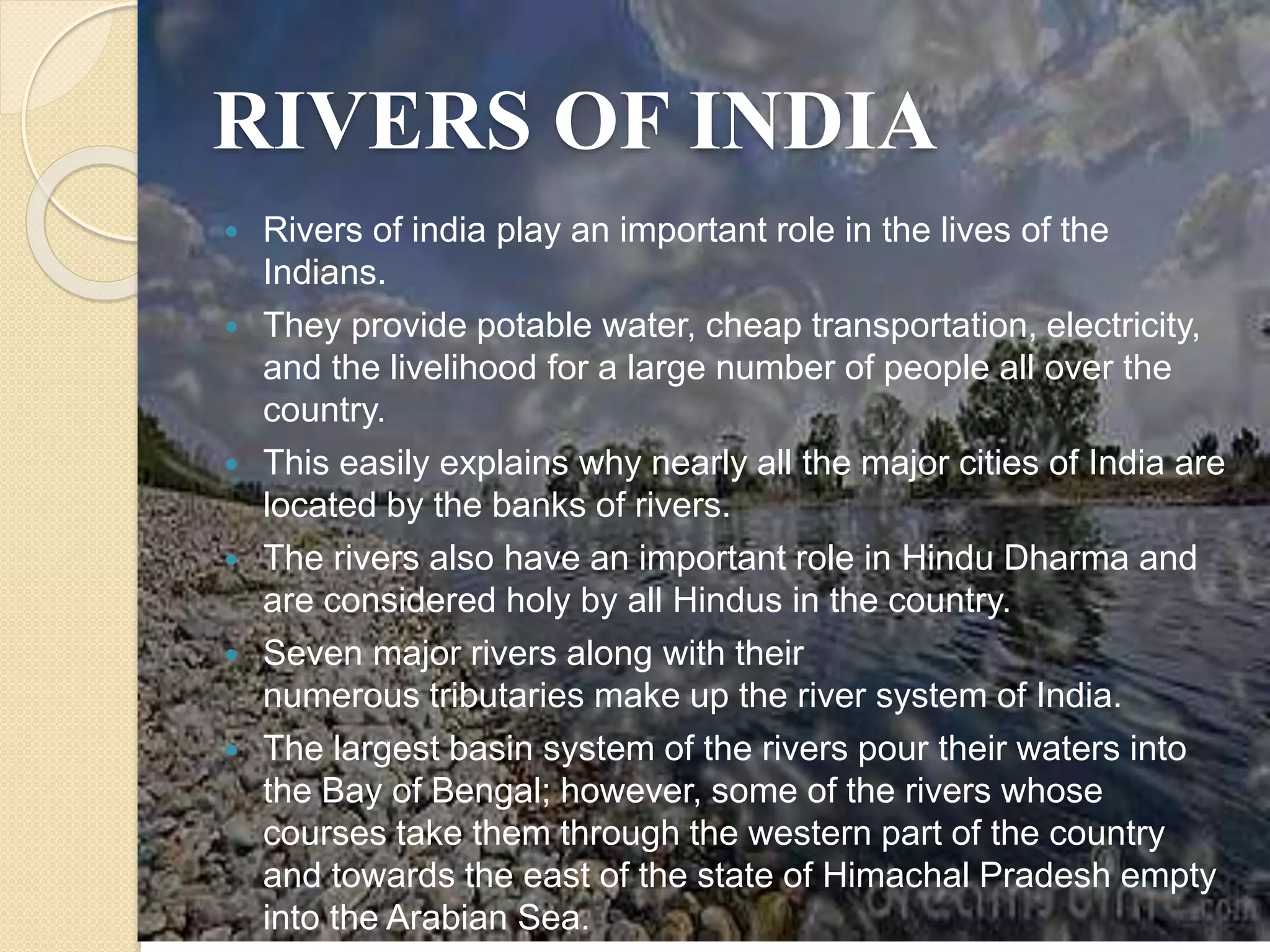 Rivers of India | PPTX