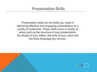 Presentation Skills Powerpoint | PPTX