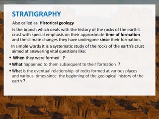 STRATIGRAPHIC CORRELATION | PPTX