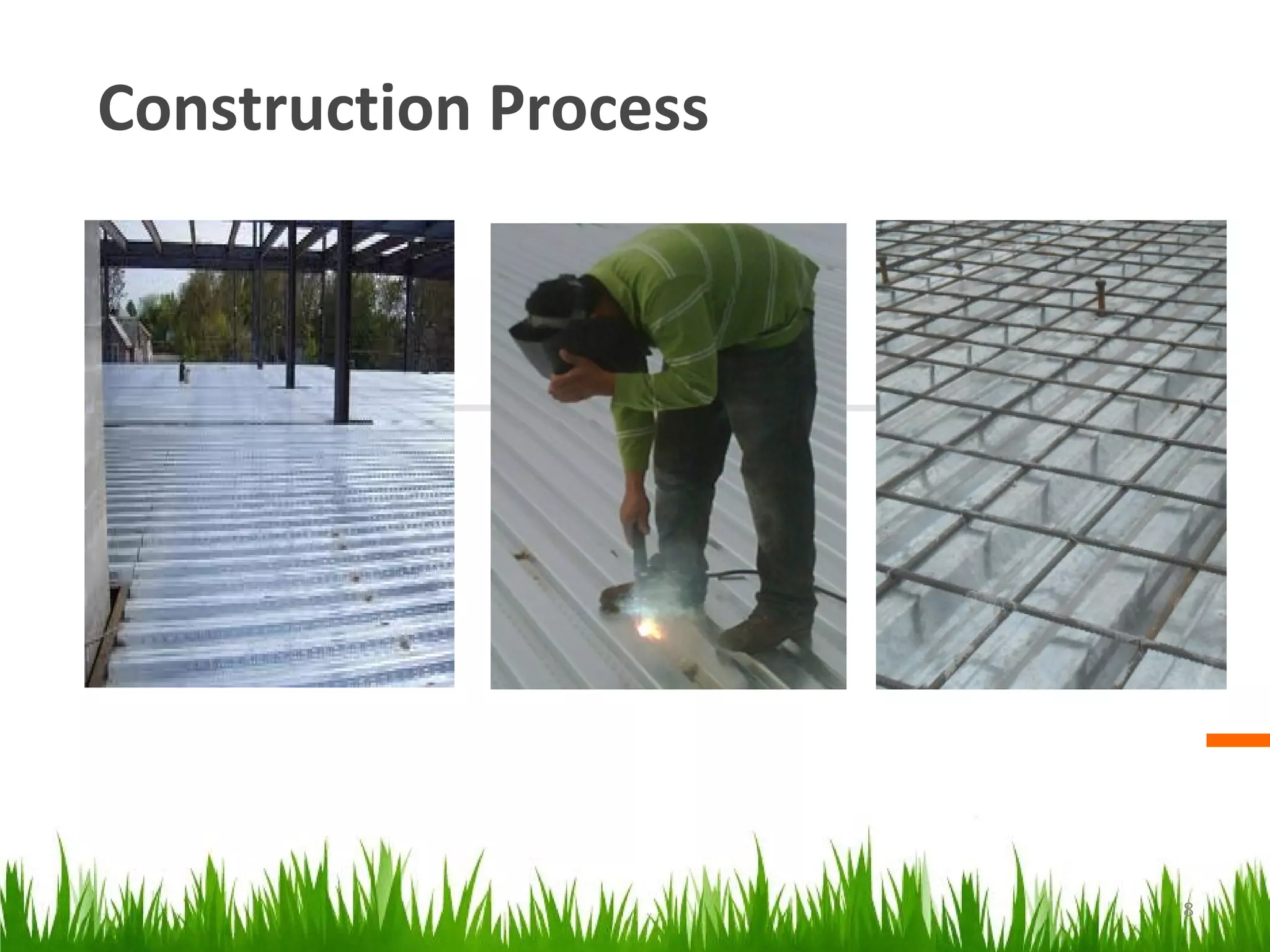 Presentation (slab on steel deck) Composite Slab System | PPT