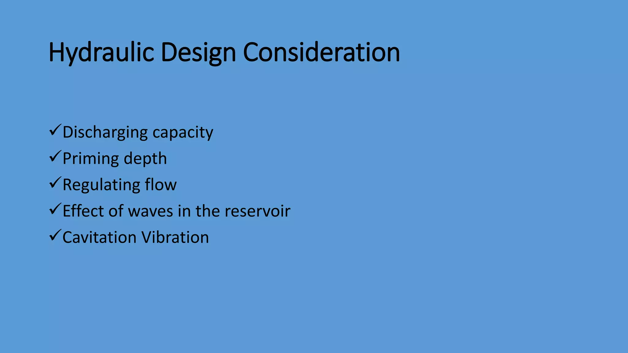 design of chute and syphonspillway | PPTX