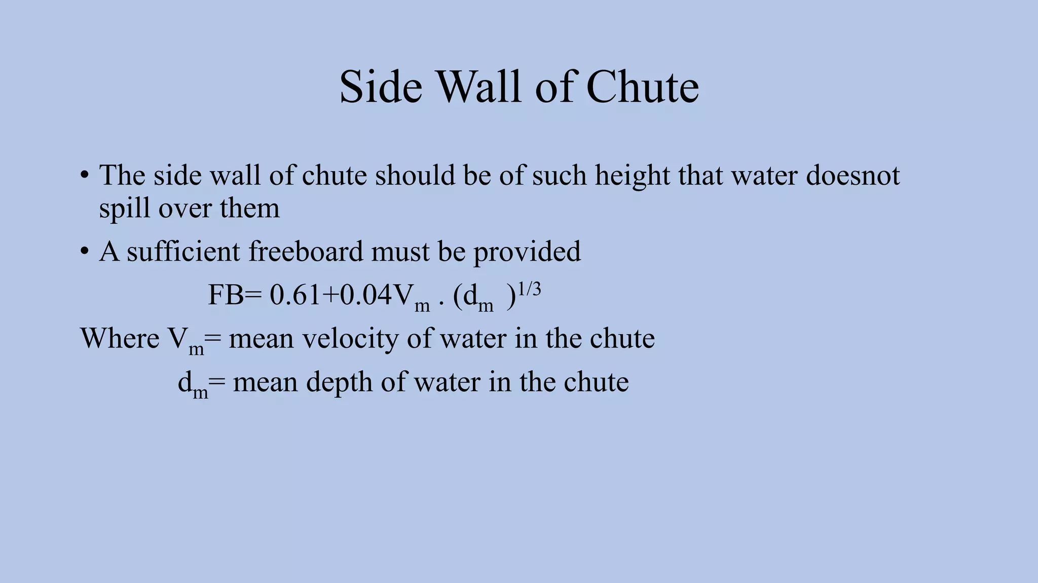 design of chute and syphonspillway | PPTX