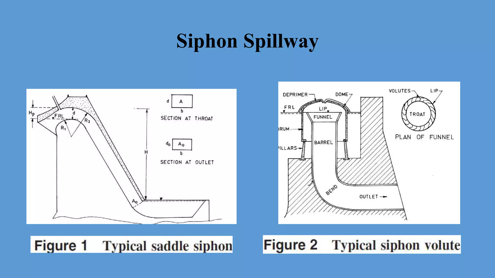 design of chute and syphonspillway | PPTX