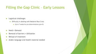 Filling the Gap: Running a large scale clinic | PDF