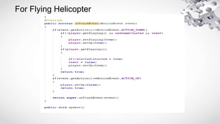 Android flying apps project presentation | PPT