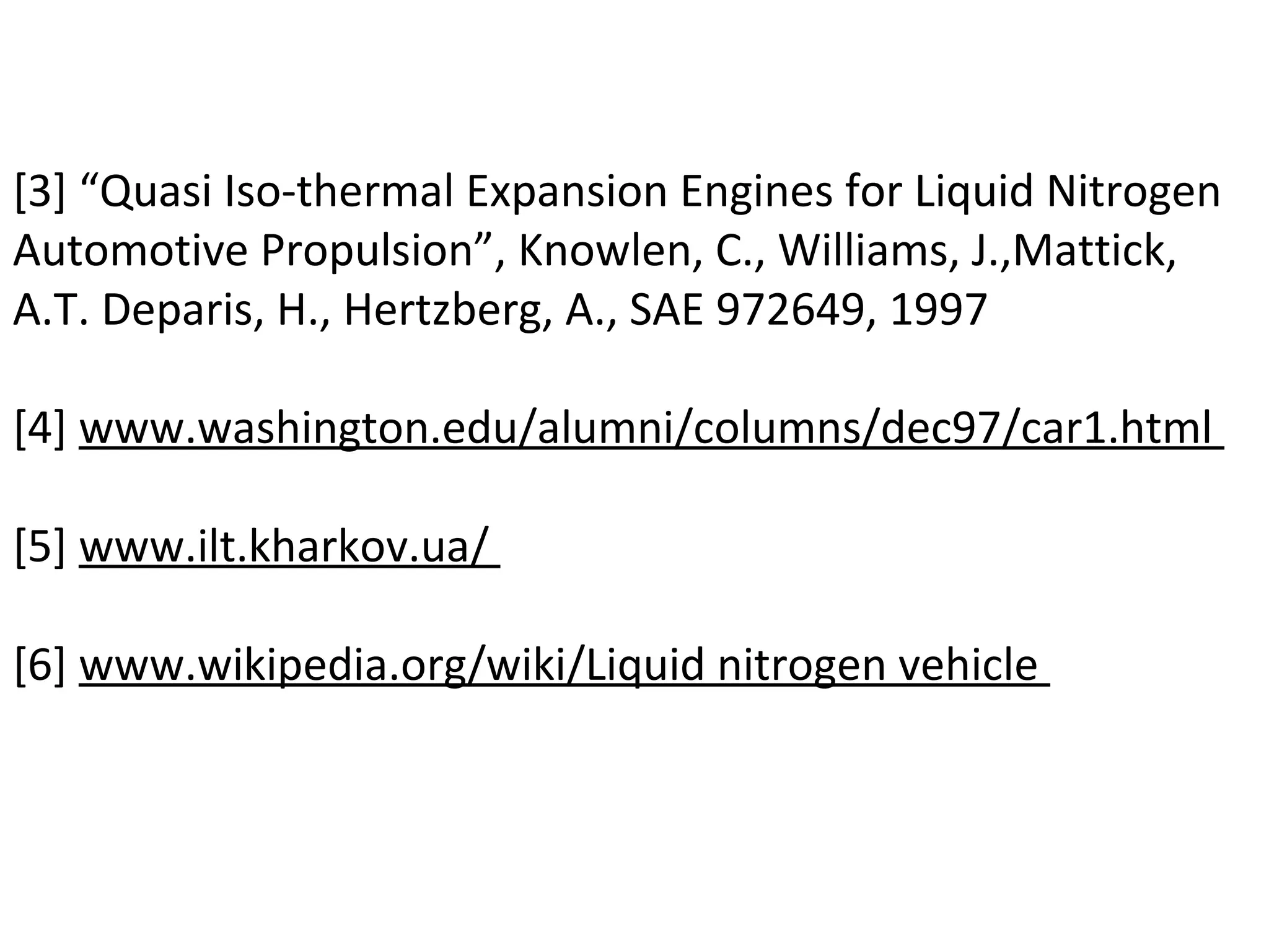 Presentation slide CRYOGENIC LIQUID NITROGEN VEHICLES | PPT