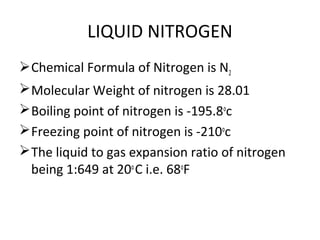 Presentation slide CRYOGENIC LIQUID NITROGEN VEHICLES | PPT