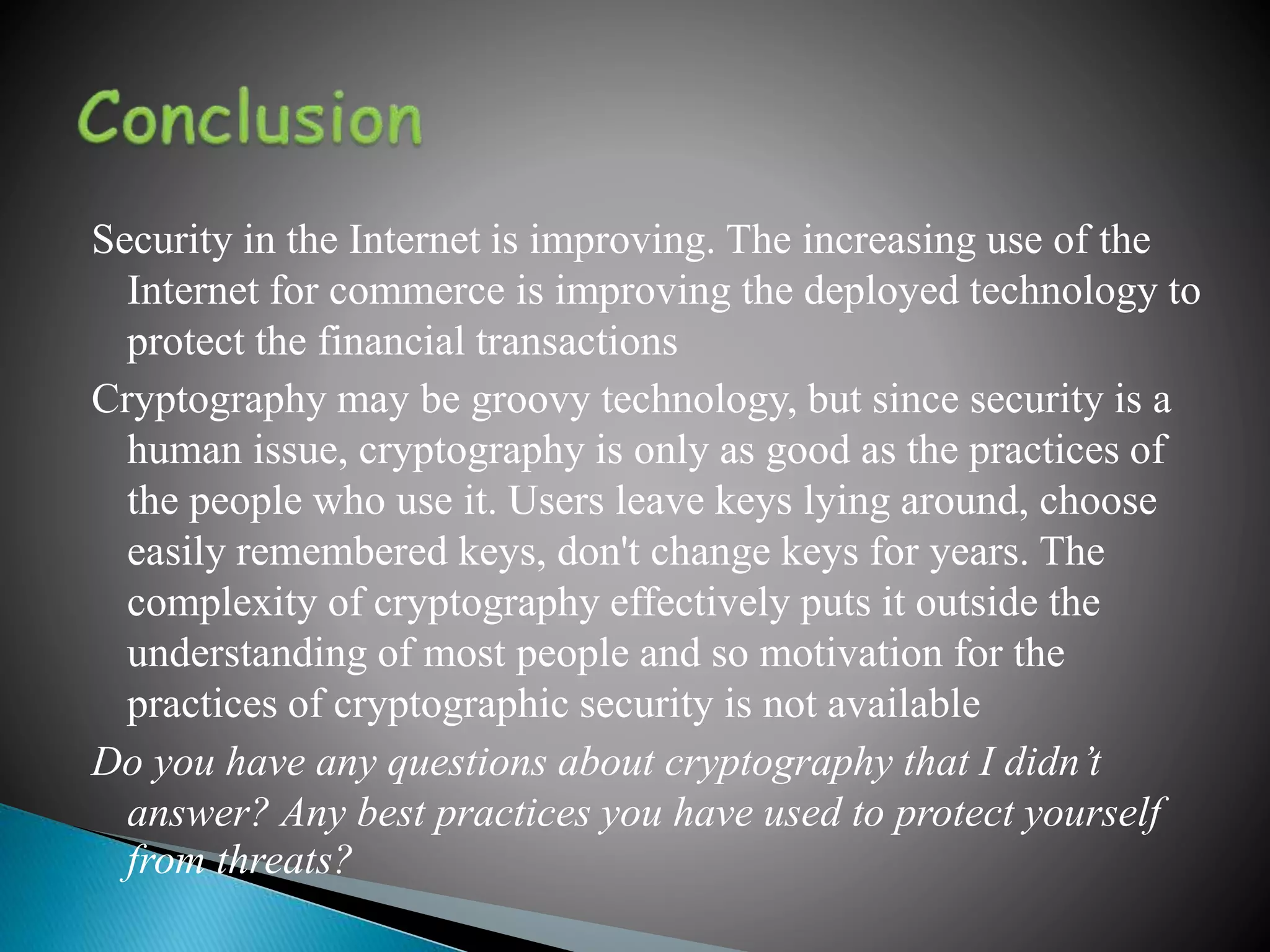 Overview Of Cryptography | PPT