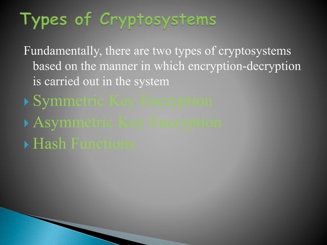 Overview Of Cryptography | PPT