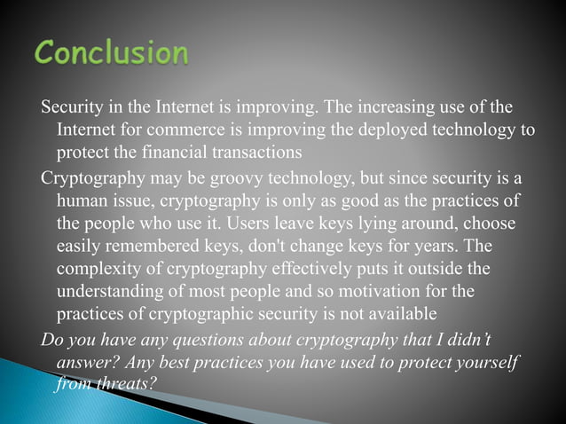 Overview Of Cryptography | PPT