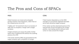 The Investment Opportunities behind Special-Purpose Acquisition ...