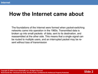 Internet - History, present and future | PPTX