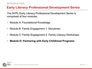 Module D: Partnering with Early Childhood Programs | PPT