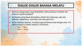 PERANAN BAHASA MELAYU DALAM PEMBINAAN TAMADUN MALAYSIA | PPTX