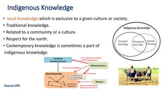 Presentation slide of indigenous knowledge in agricultural adaptation | PPT