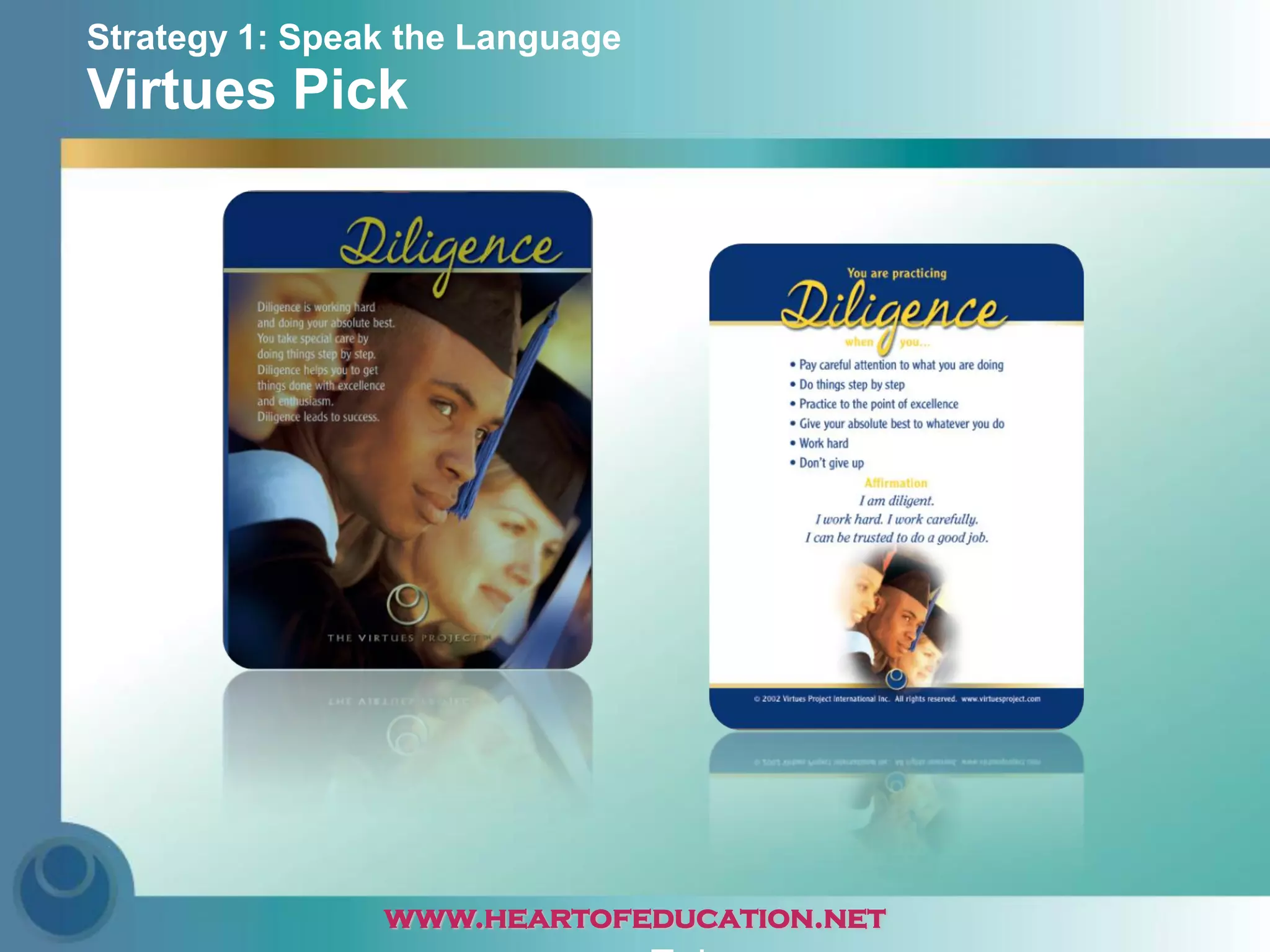 Presentation of The Virtues Project | PDF