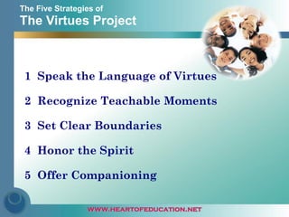 Presentation of The Virtues Project | PDF