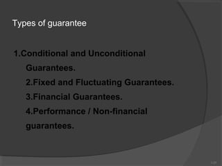 Letter of Gurantee | PPT