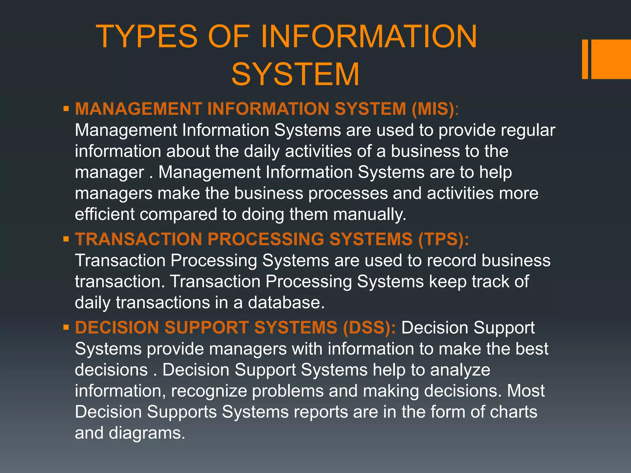 information system and types umer amin slideshare | PPTX | Operating Systems | Computer Software ...