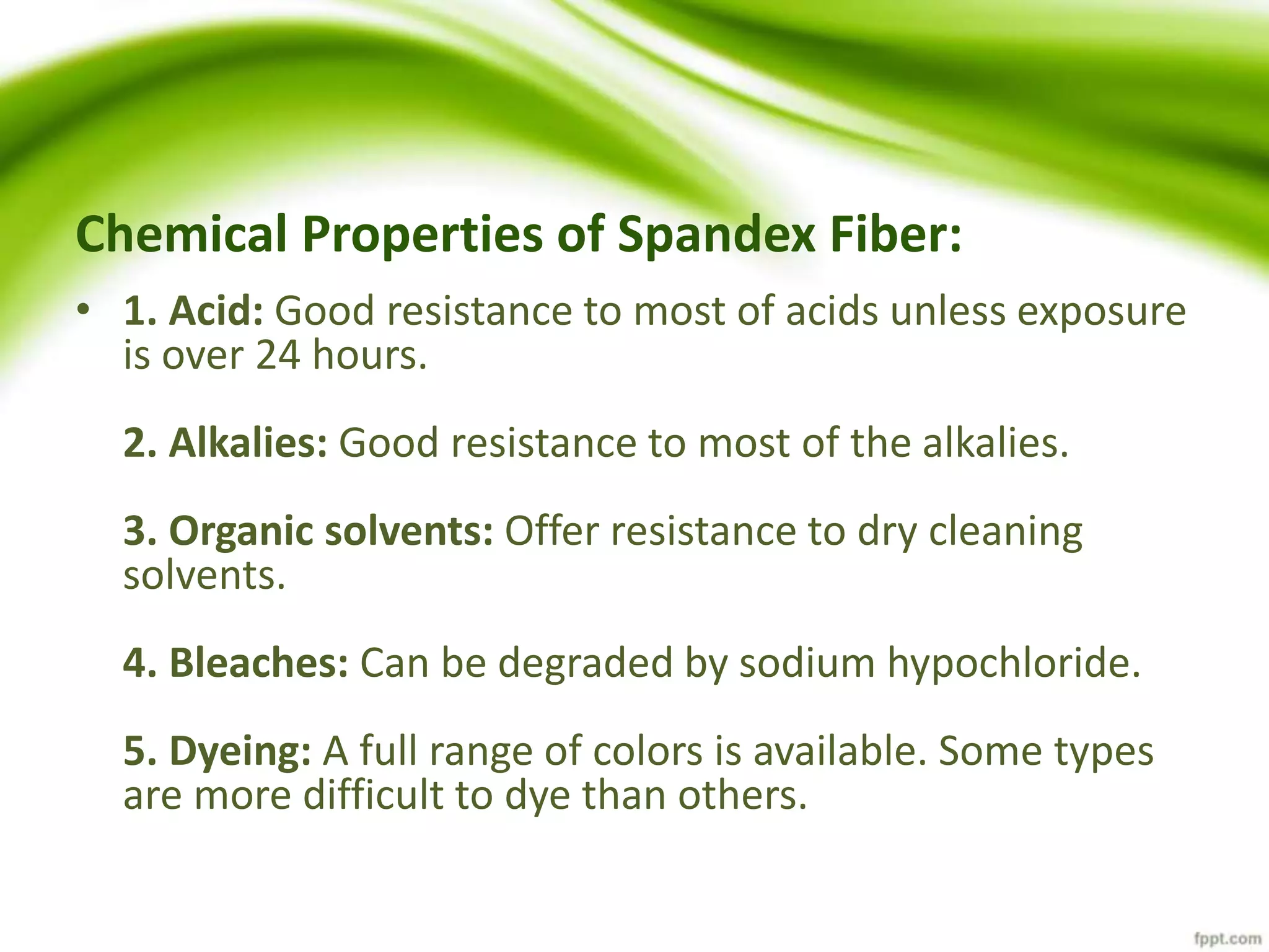 Spandex Fiber | PPTX