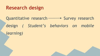 Research Methodology Presentation slides | PPTX