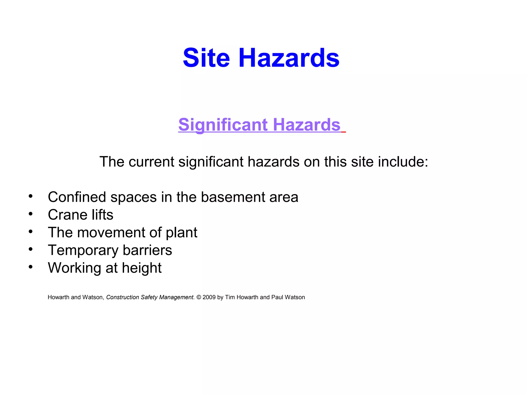 EHS induction Presentation slides | PPT