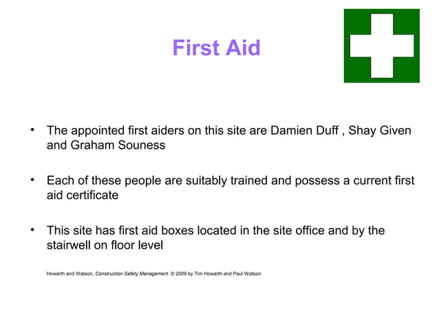 EHS induction Presentation slides | PPT | Civil Engineering Industry ...