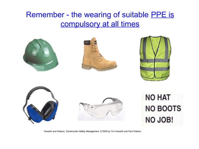 EHS induction Presentation slides | PPT | Civil Engineering Industry ...