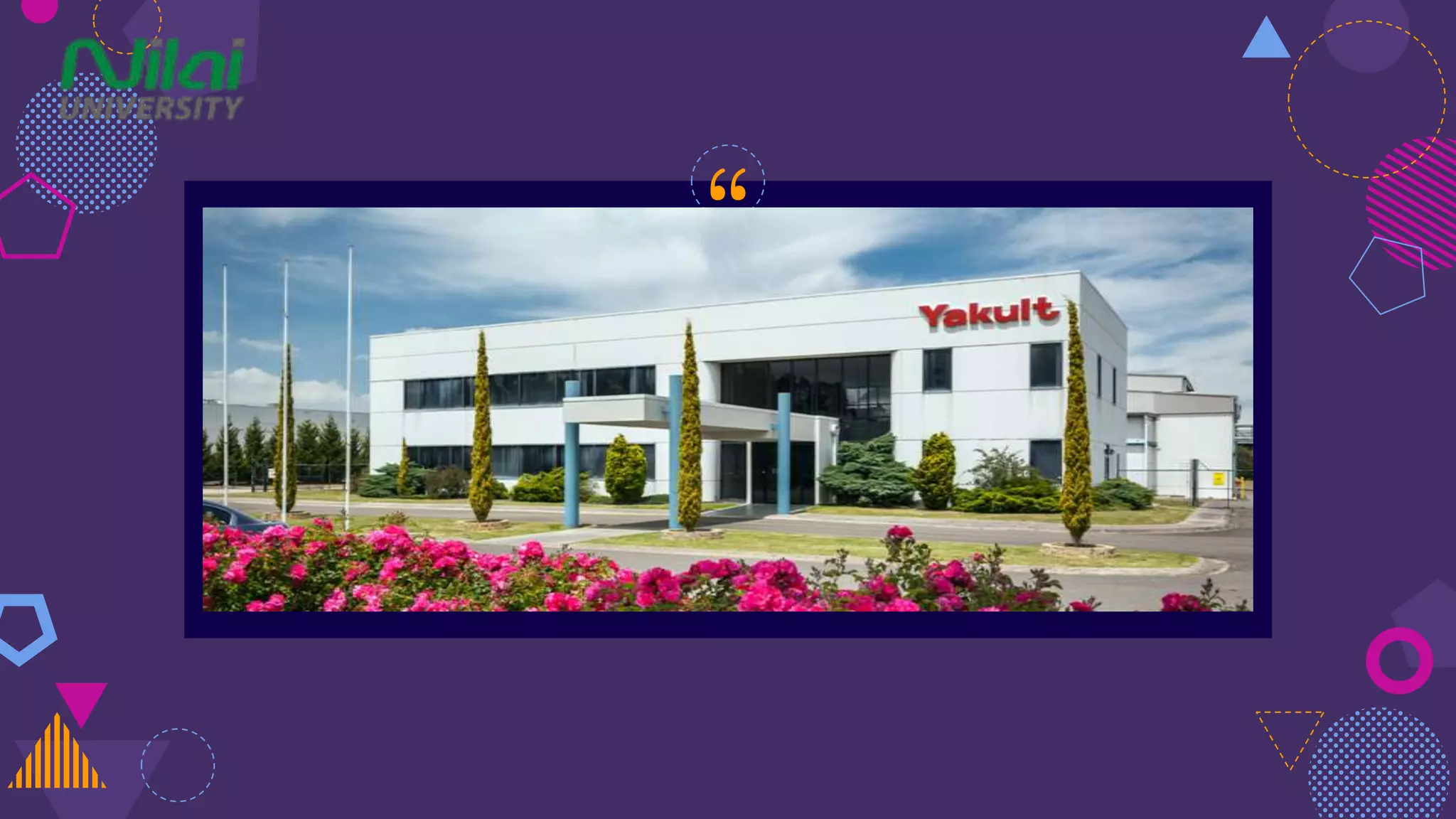 Type of Manufacturing Process & Manufacturing Layout of Yakult ...