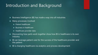 Healthcare in BI | PPT