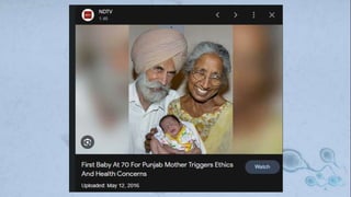 IVF and Assisted Reproductive Techniques, Its ethical concerns | PPTX